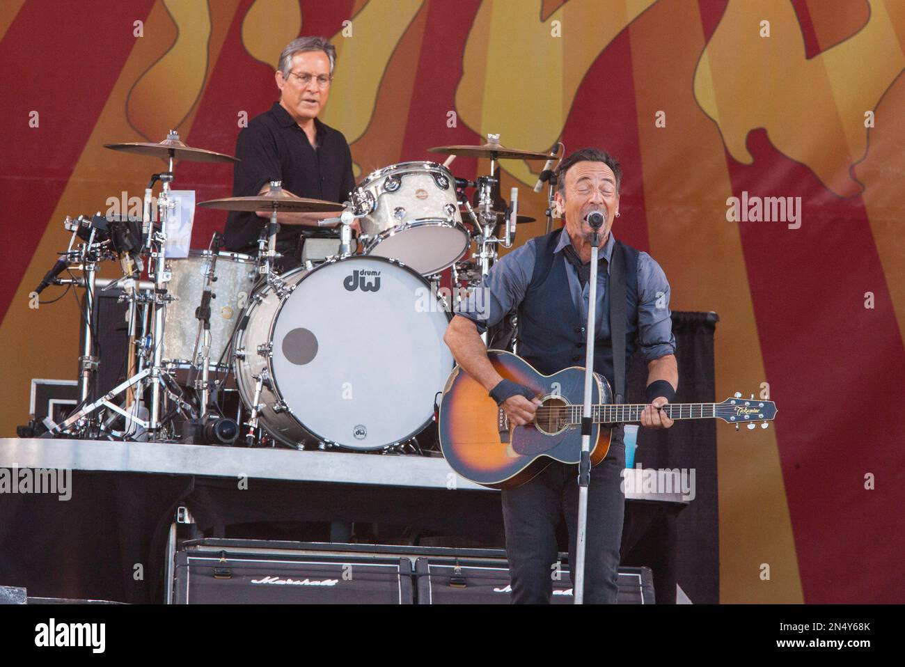 Bruce Springsteen and the E Street Band perform at the New Orleans Jazz ...