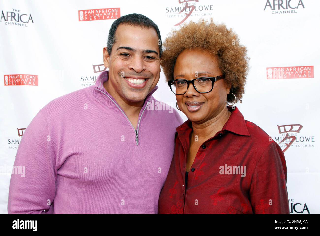 News anchor Chris Schauble seen with Paula Williams Madison who hosted ...