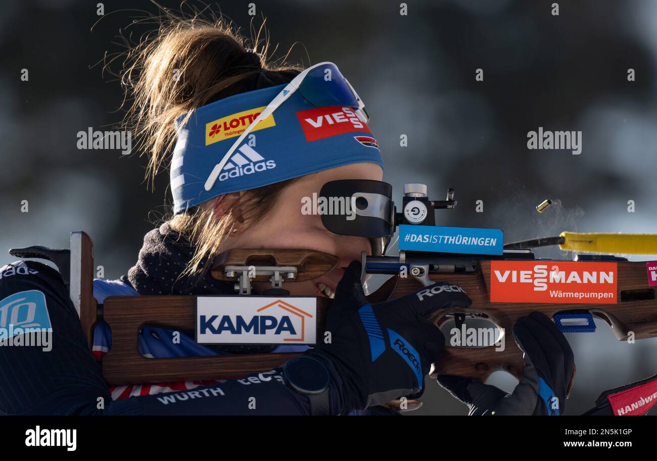 09 febbraio 2023, Turingia, Oberhof: Biathlon: Campionato del mondo ...