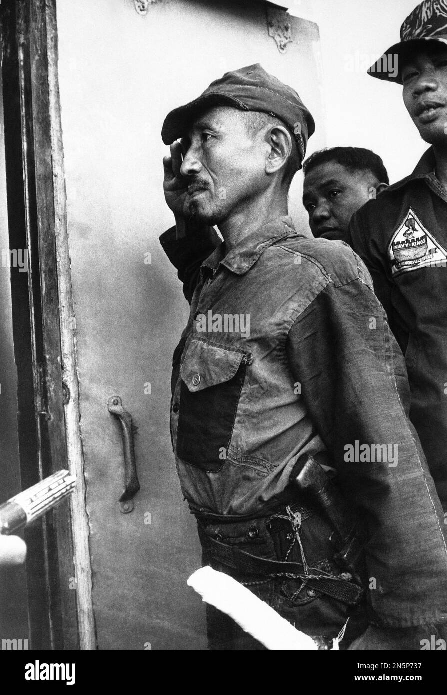 FILE - In this March 10, 1974 file photo, Hiroo Onoda, wearing his 30 ...