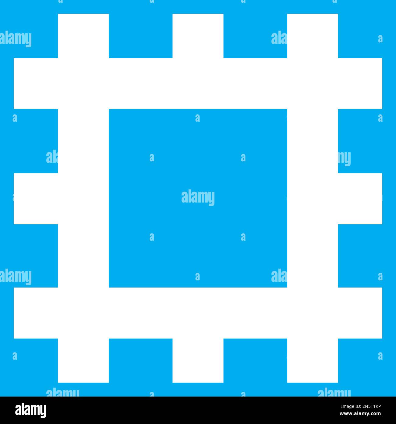 Grafica vettoriale blu e bianca di un simbolo di mappa per un sito ...