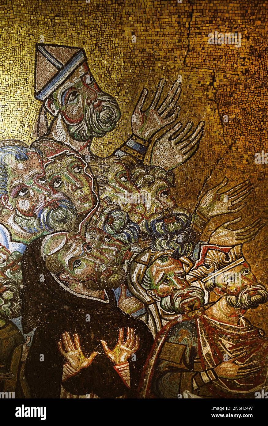 L'Ostia dei Santi, particolare della sezione della Resurrezione, uno ...