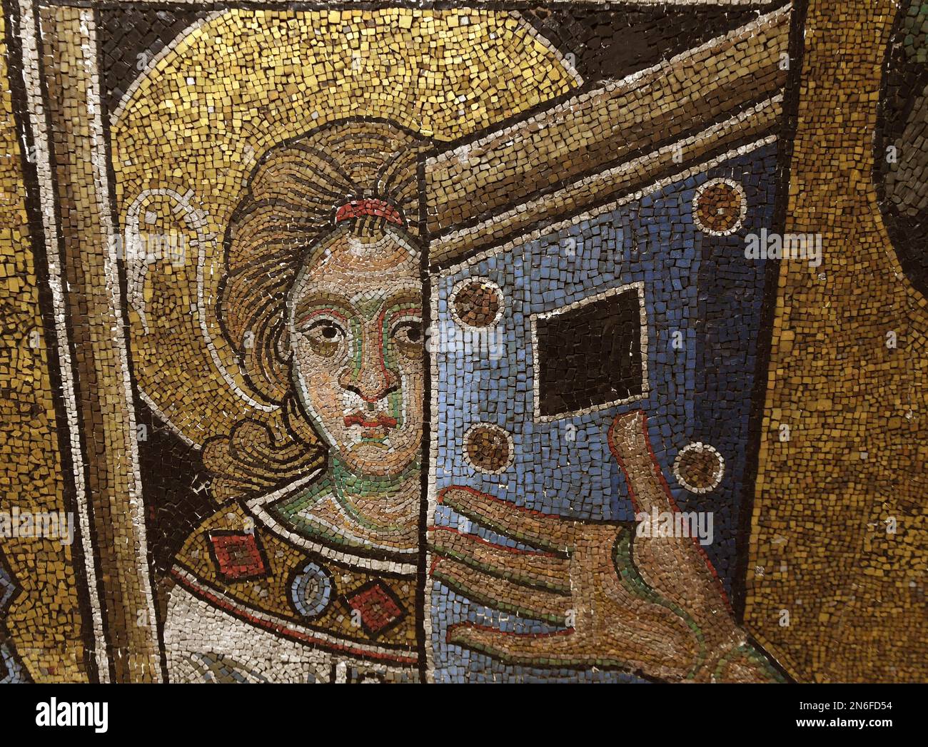 L'Ostia dei Santi, particolare della sezione della Resurrezione, uno ...