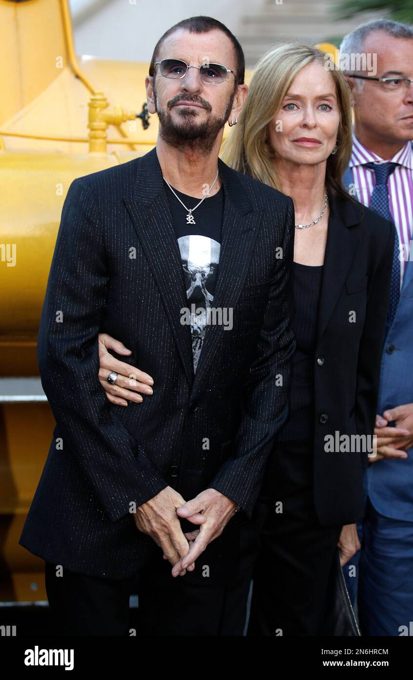 English musician, singer, songwriter and actor, Ringo Starr poses with ...