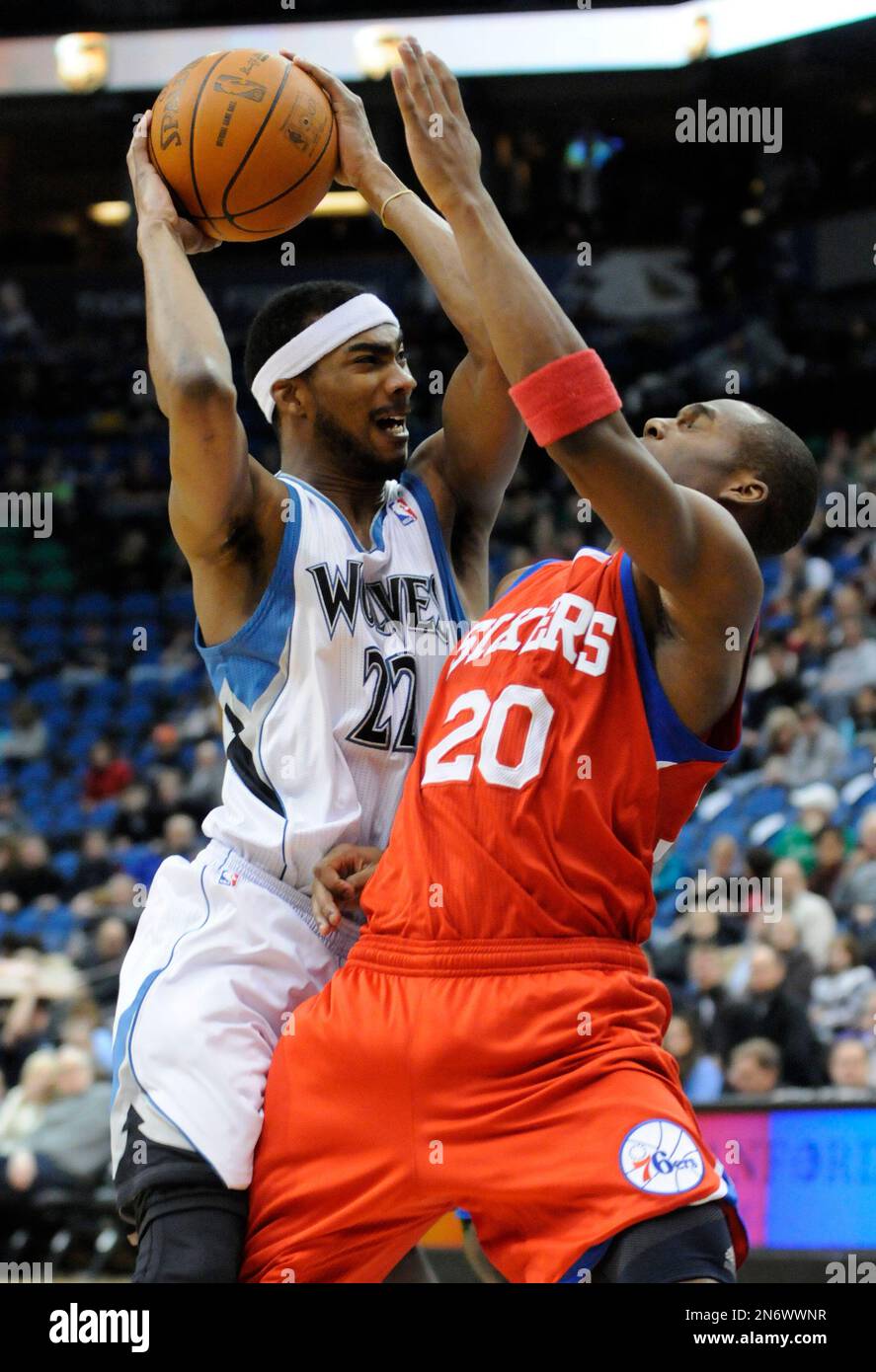 FILE - In this Feb. 12, 2011 file photo, Minnesota Timberwolves' Corey ...