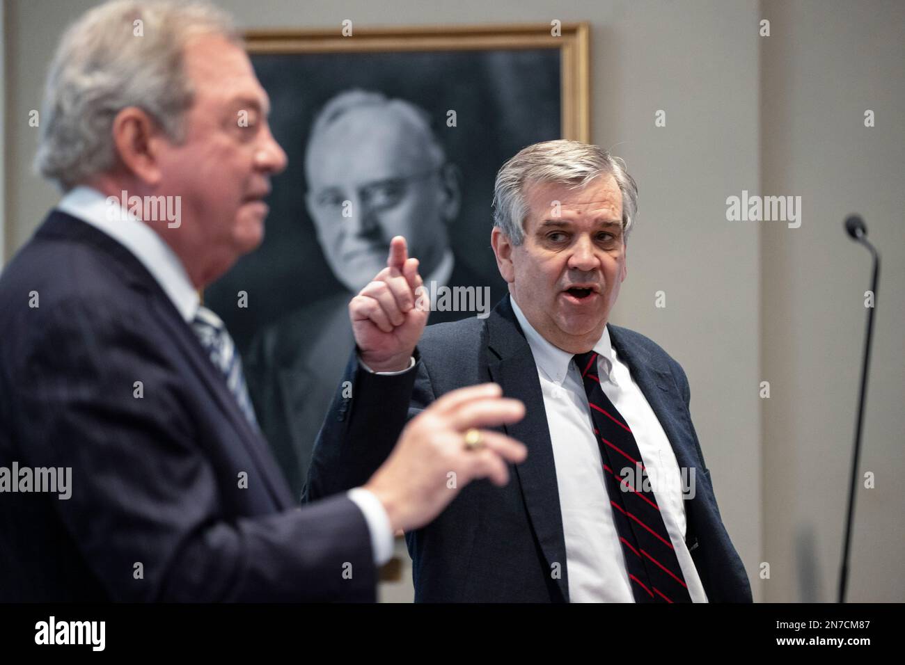 Prosector John Meadors, right, objects to Dick Harpootlian's cross ...