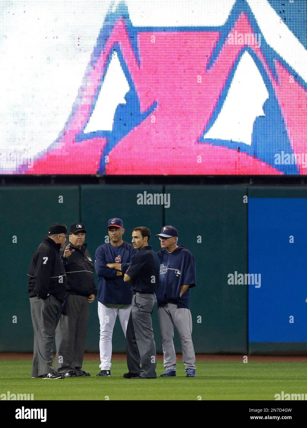 First base umpire Brian O'Nora, left, home plate umpire Fieldin ...