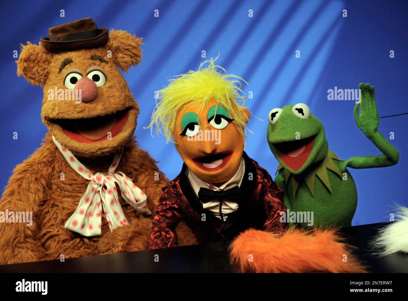 FILE - In this Nov. 24, 2008 file photo, Muppets Fozzie Bear, left, a ...