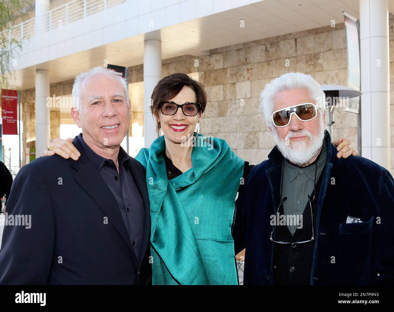 From left, Architect Steve Ehrlich and wife writer Nancy Griffin pose ...