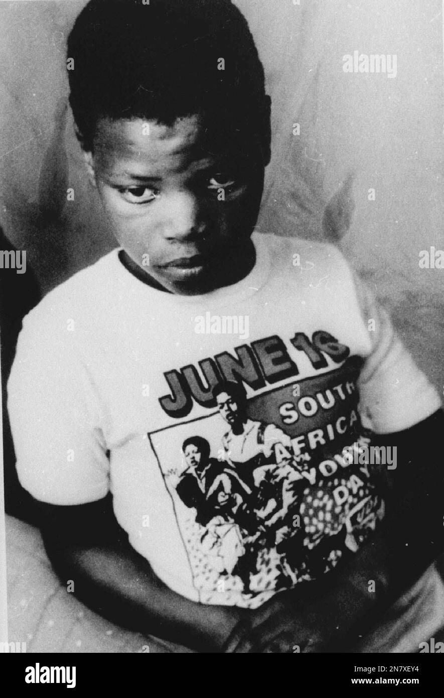 FILE - In this undated file photo 14-year-old Stompie Sepei is ...