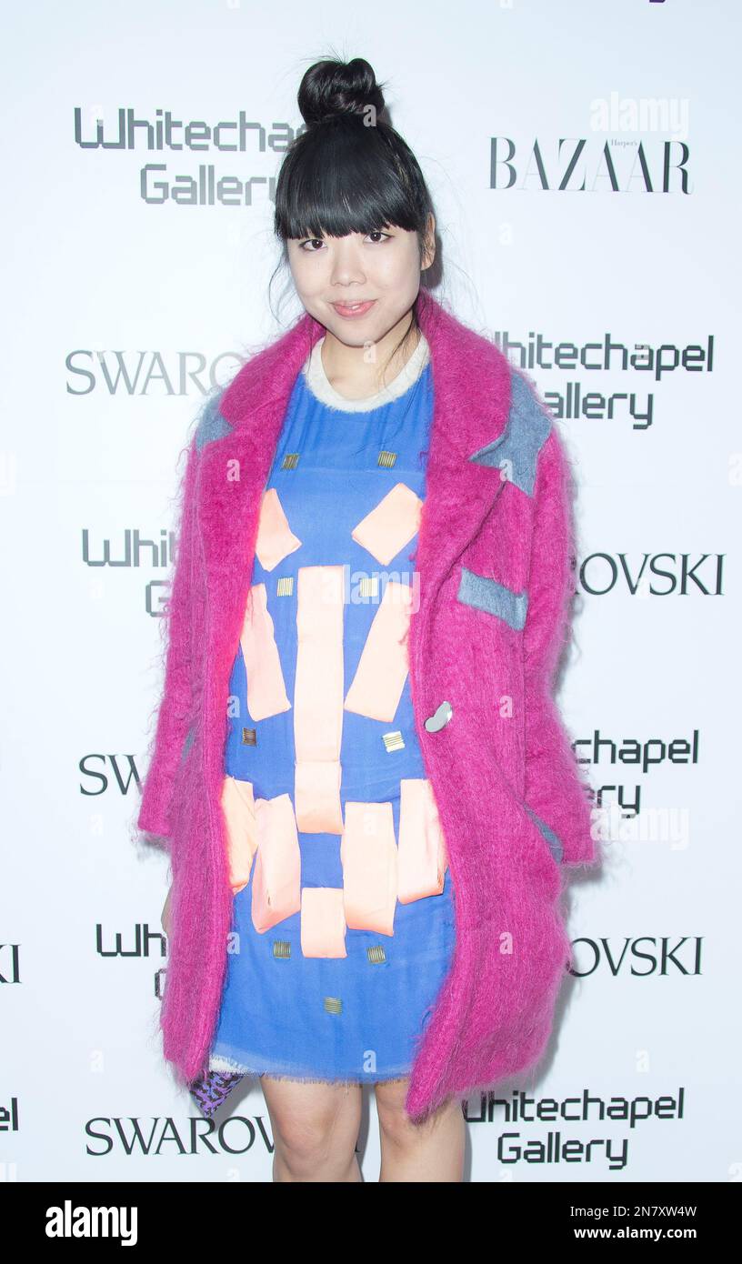 Susie Bubble arrives at the Swarovski Whitechapel Gallery Art Plus ...
