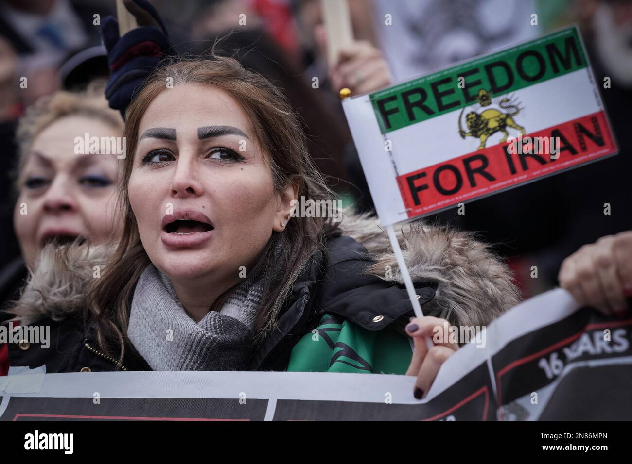 Londra, Regno Unito. 11th febbraio, 2023. Gli iraniani britannici si ...