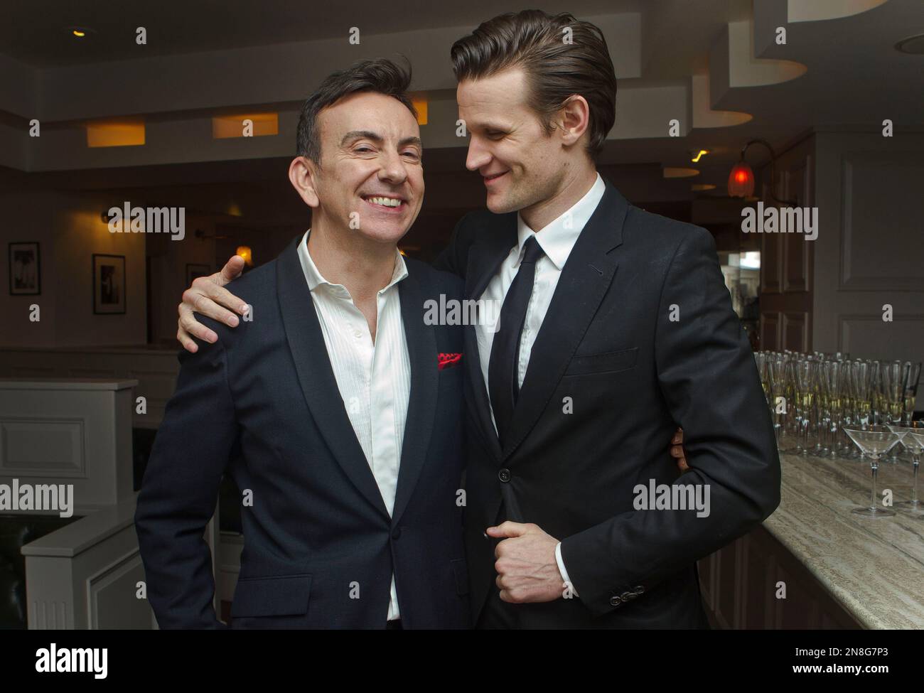 British actor Matt Smith, right and Paul Roseby, the Artistic Director ...