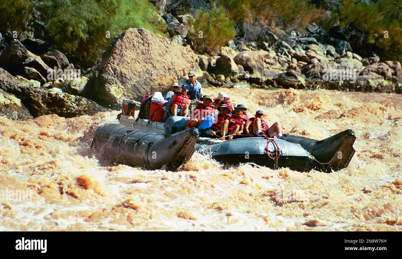 FILE - This Aug. 31, 2002 file photo shows a group of visitors riding a ...