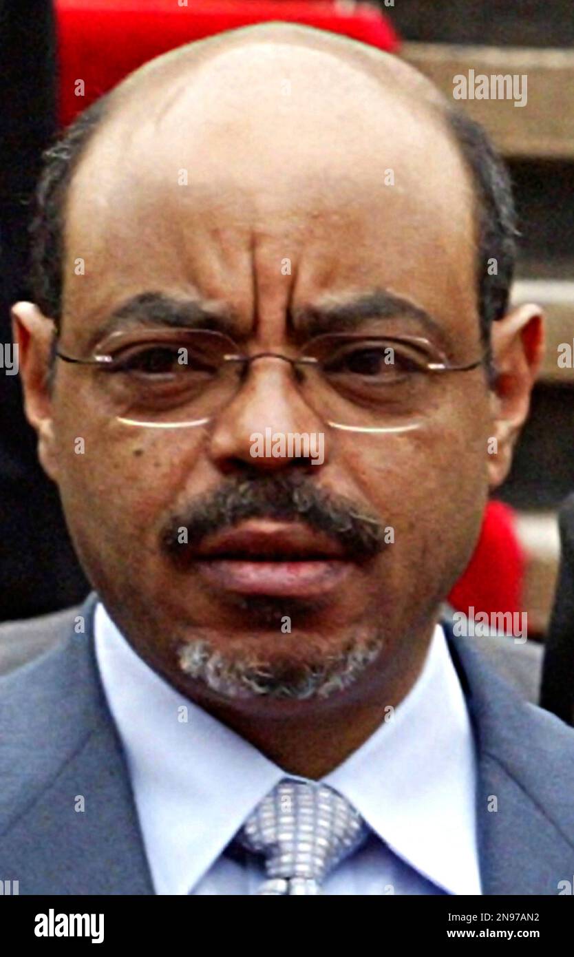 FILE - In this May 21 2007 file photo, Ethiopian Prime Minister Meles ...