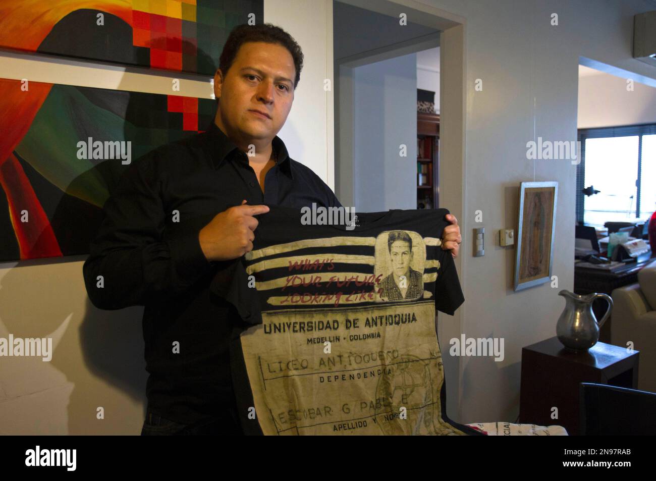 Sebastian Marroquin, son of Colombia's late drug lord Pablo Escobar ...