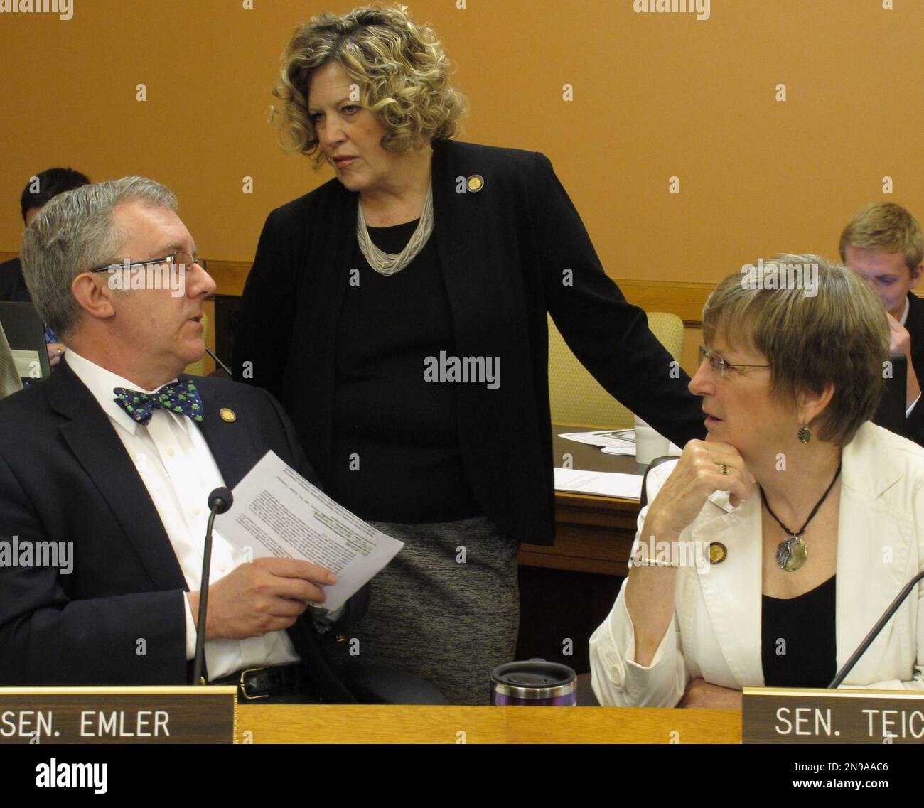 In this Wednesday, April 18, 2012 photo, Kansas state Sen. Vicki ...