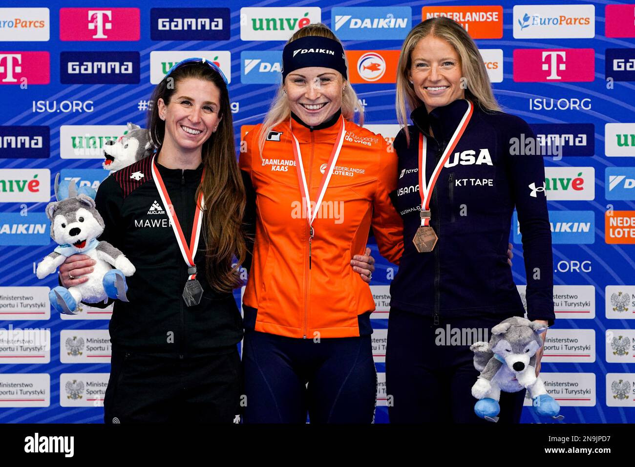 TOMASZOW MAZOWIECKI, POLONIA - FEBBRAIO 12: Ivanie Blondin del Canada ...