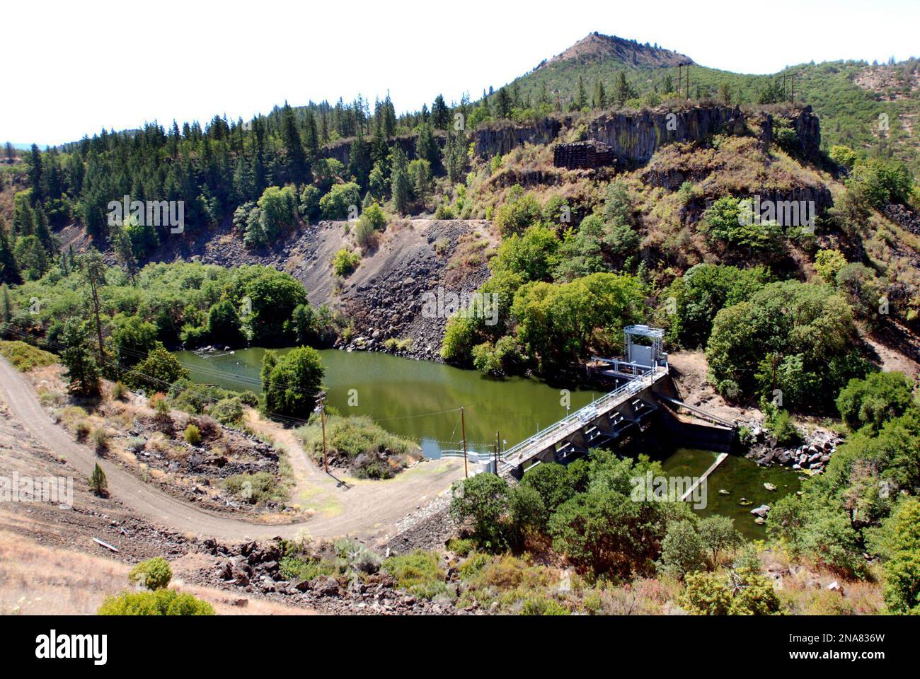 File--This Aug. 21, 2009, file photo shows COPCO 2 Dam on the Klamath ...