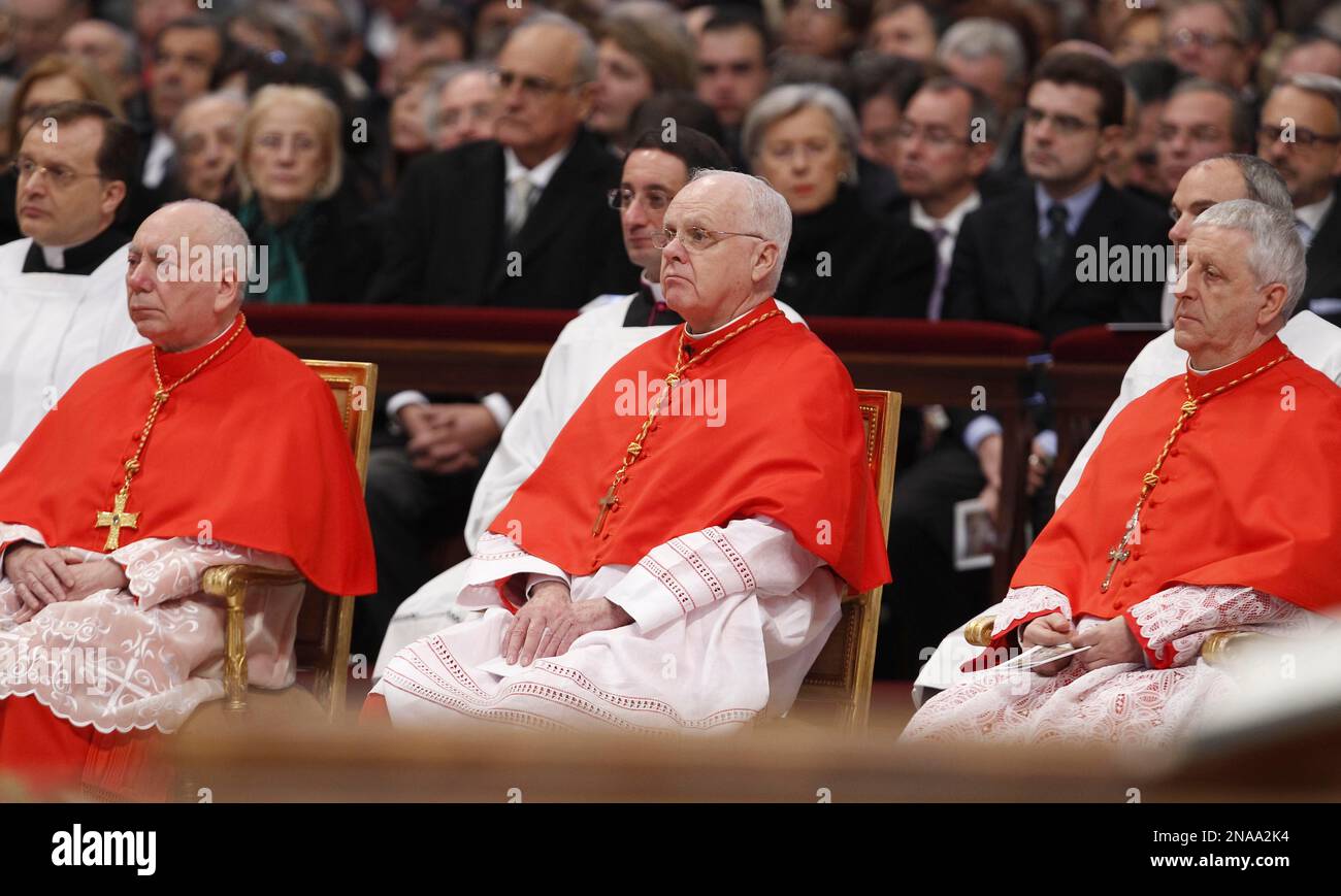 From left, Archbishop of Celiana, Francesco Coccopalmerio, Archbishop ...