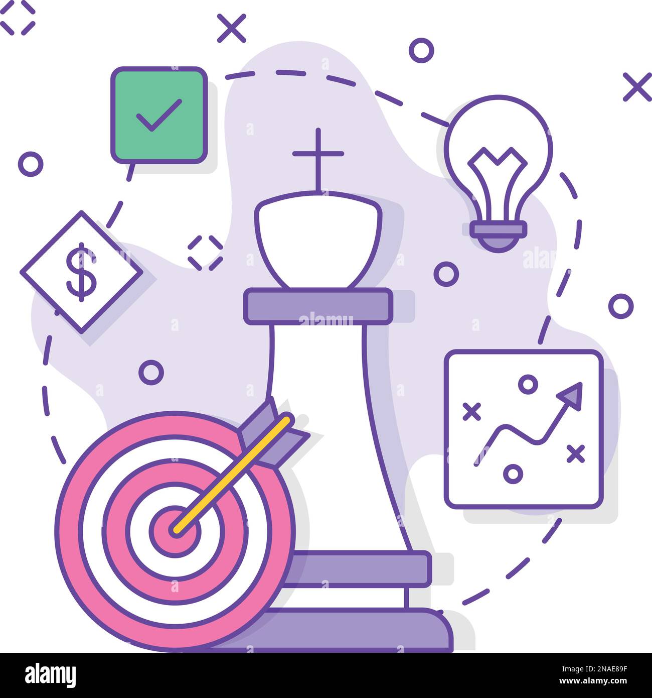 Strategie di applicazione Immagini Vettoriali Stock - Alamy