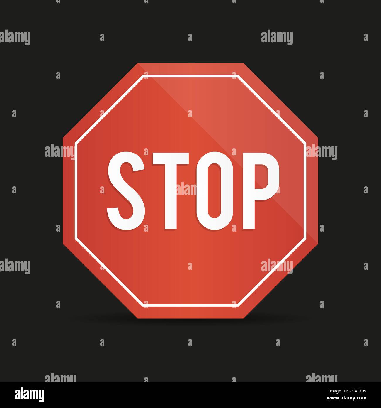 Segnale di pericolo per i conducenti Immagini Vettoriali Stock - Alamy