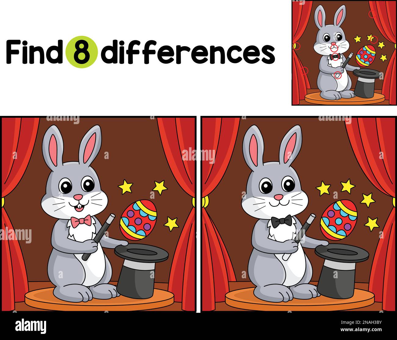 Coniglio pasqua Immagini Vettoriali Stock - Alamy