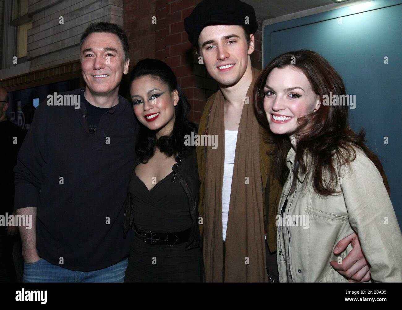 FILE - In this May 12, 2011 file photo, the cast of Spider-Man: Turn ...