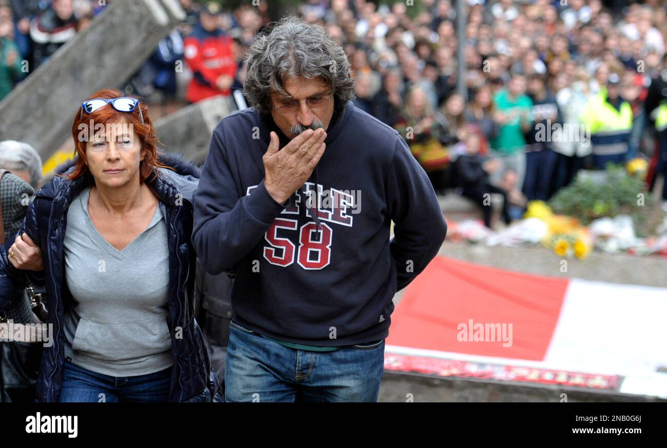 Rossella and Paolo Simoncelli, the parents of late MotoGP rider Marco ...