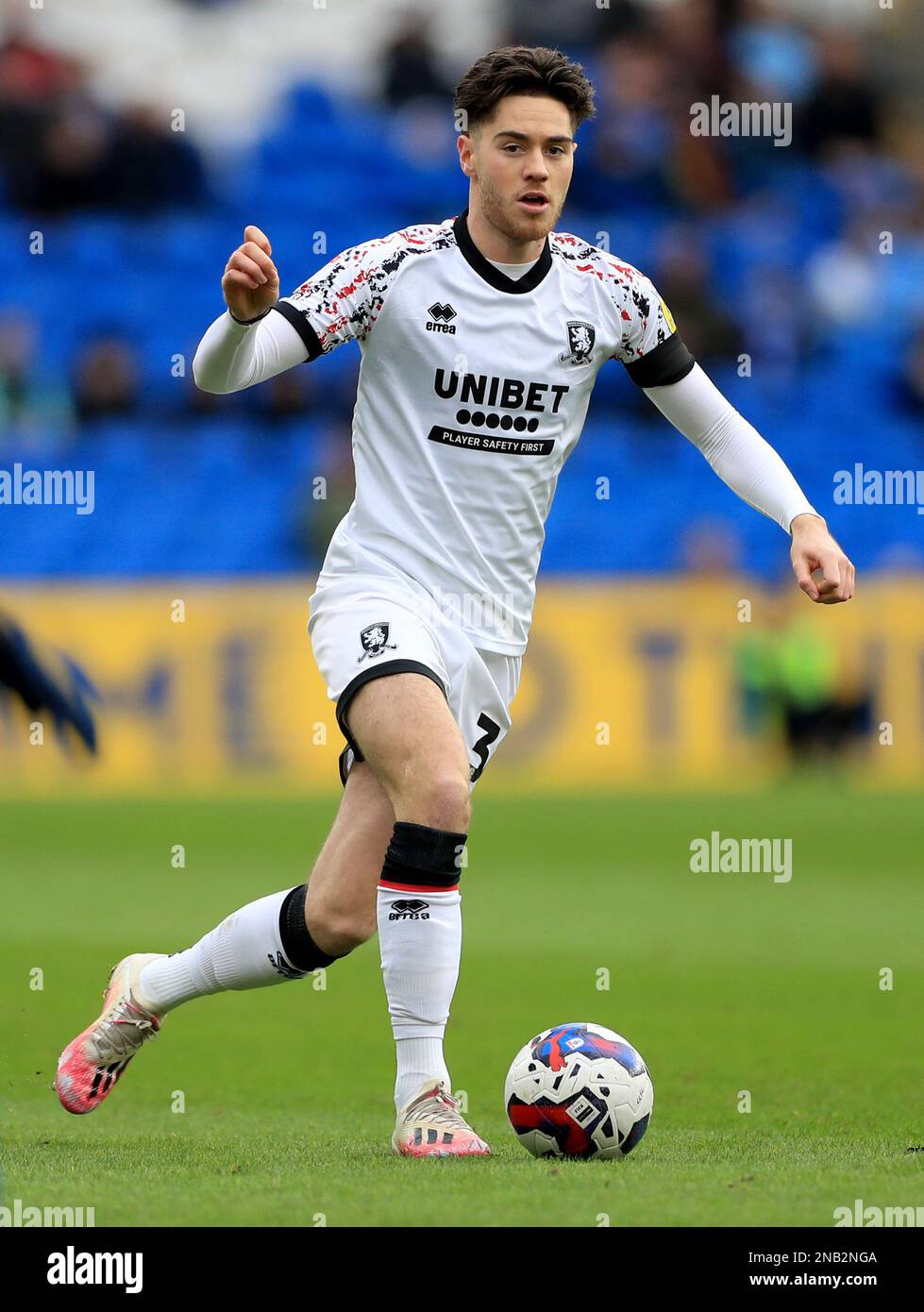 Hayden Hackney di Middlesbrough in azione durante la partita del ...
