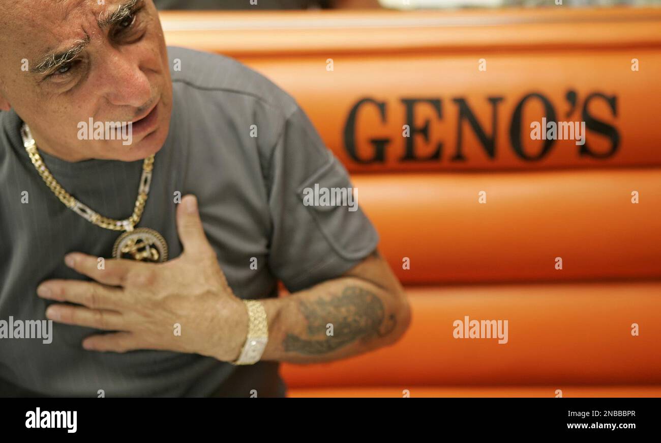 FILE - In this June 7, 2006 file photo, Joey Vento, owner of Geno's ...