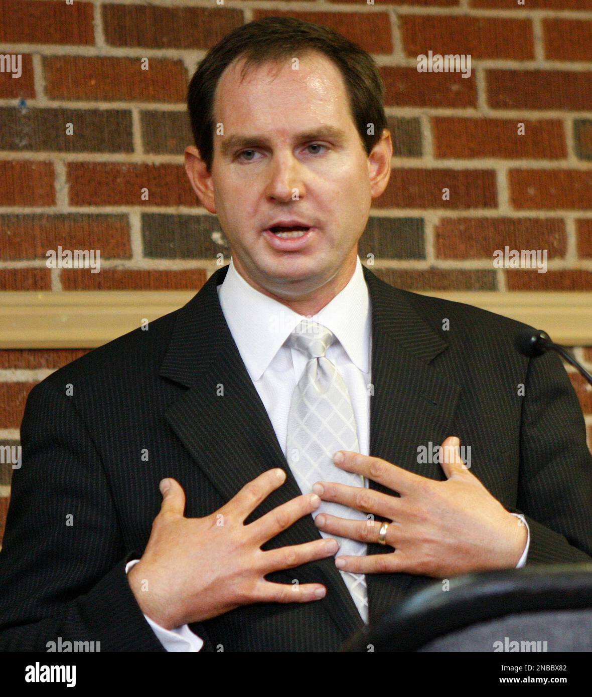 FILE - In this Aug. 13, 2010, file photo, former Oklahoma State ...