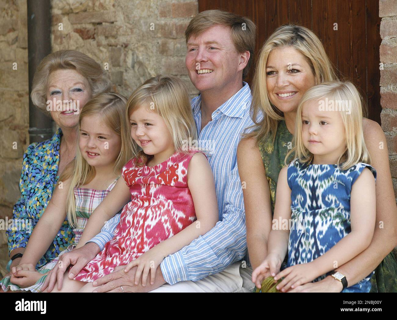 Dutch Royals Queen Beatrix, left, her son Prince Willem-Alexander and ...
