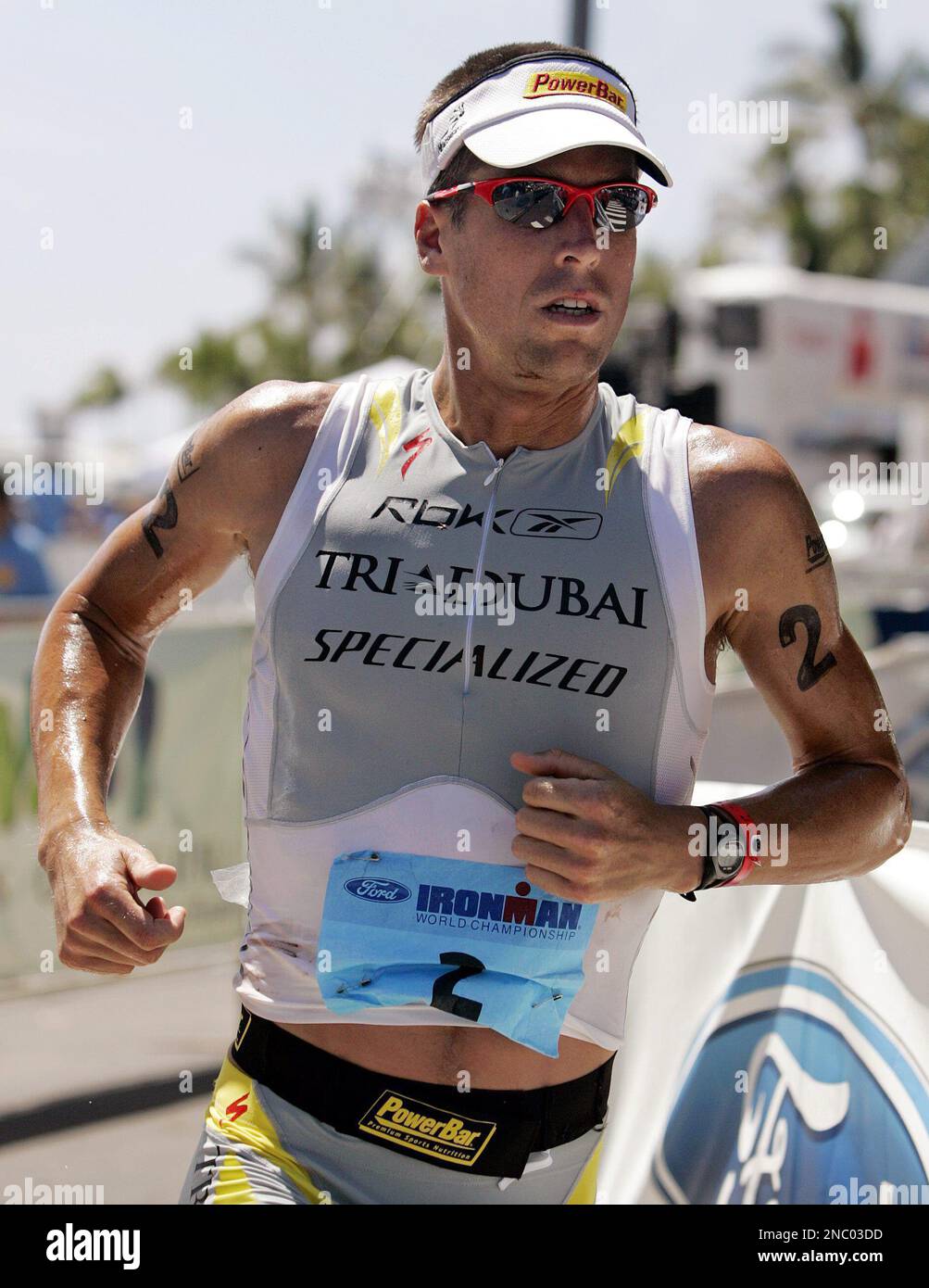 FILE-This Oct. 15, 2005 file photo shows Canadian Peter Reid beginning ...