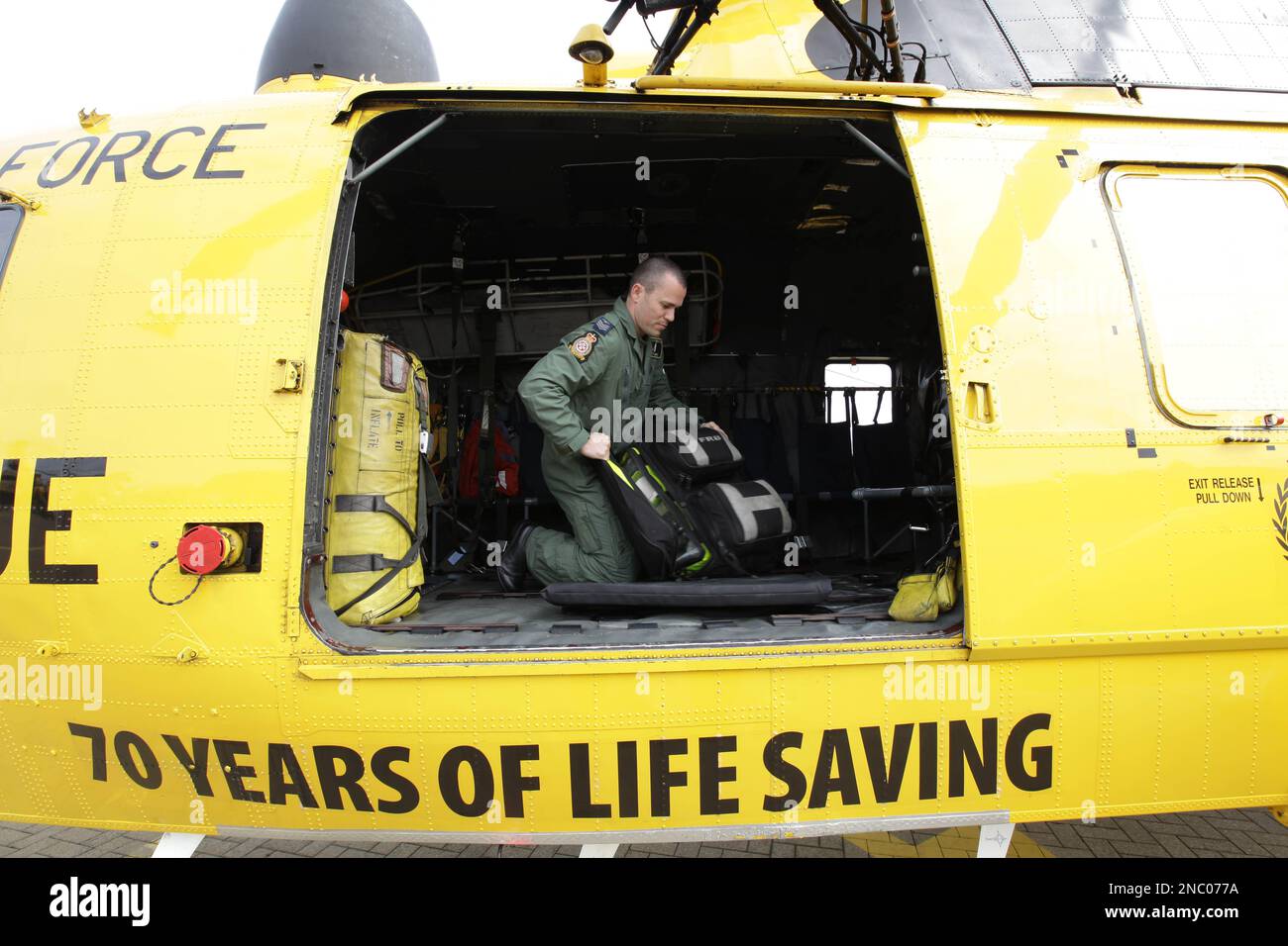 Sergeant Keith Best, a colleague of Prince William, is seen inside a ...