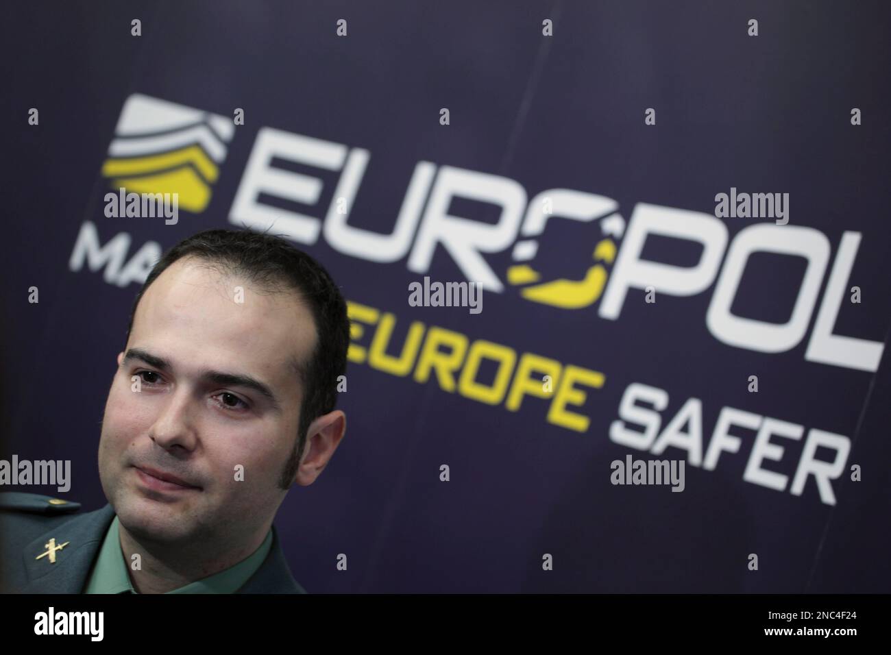 Cesar Lorenzana of Spain's Guardia Civil comments on the details of ...
