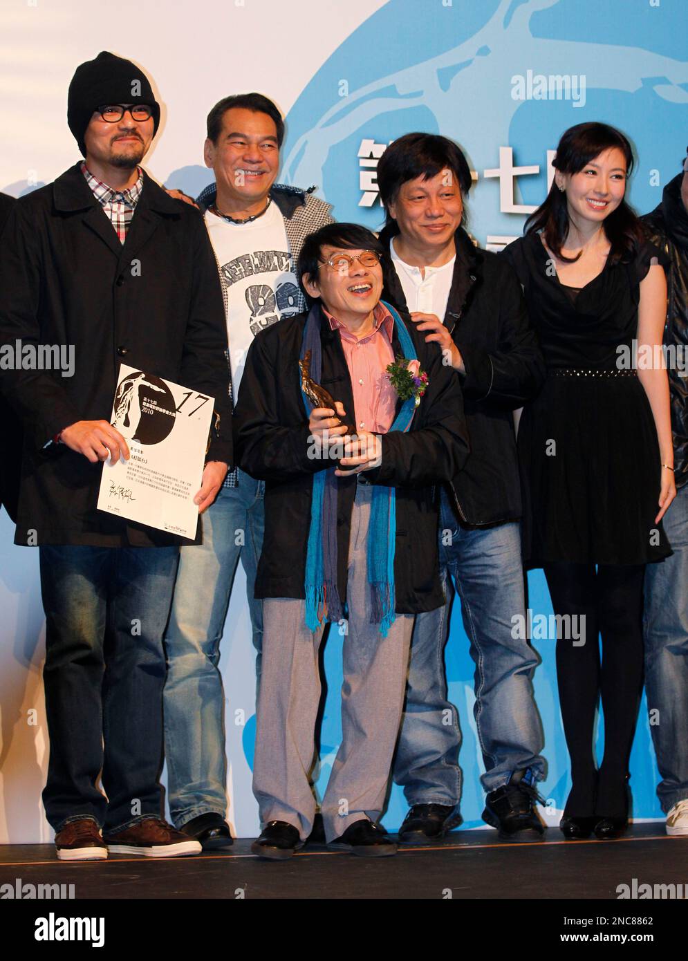 From left, Hong Kong actors Gordon Lam Ka Tung, Chan Koon Tai,Teddy ...