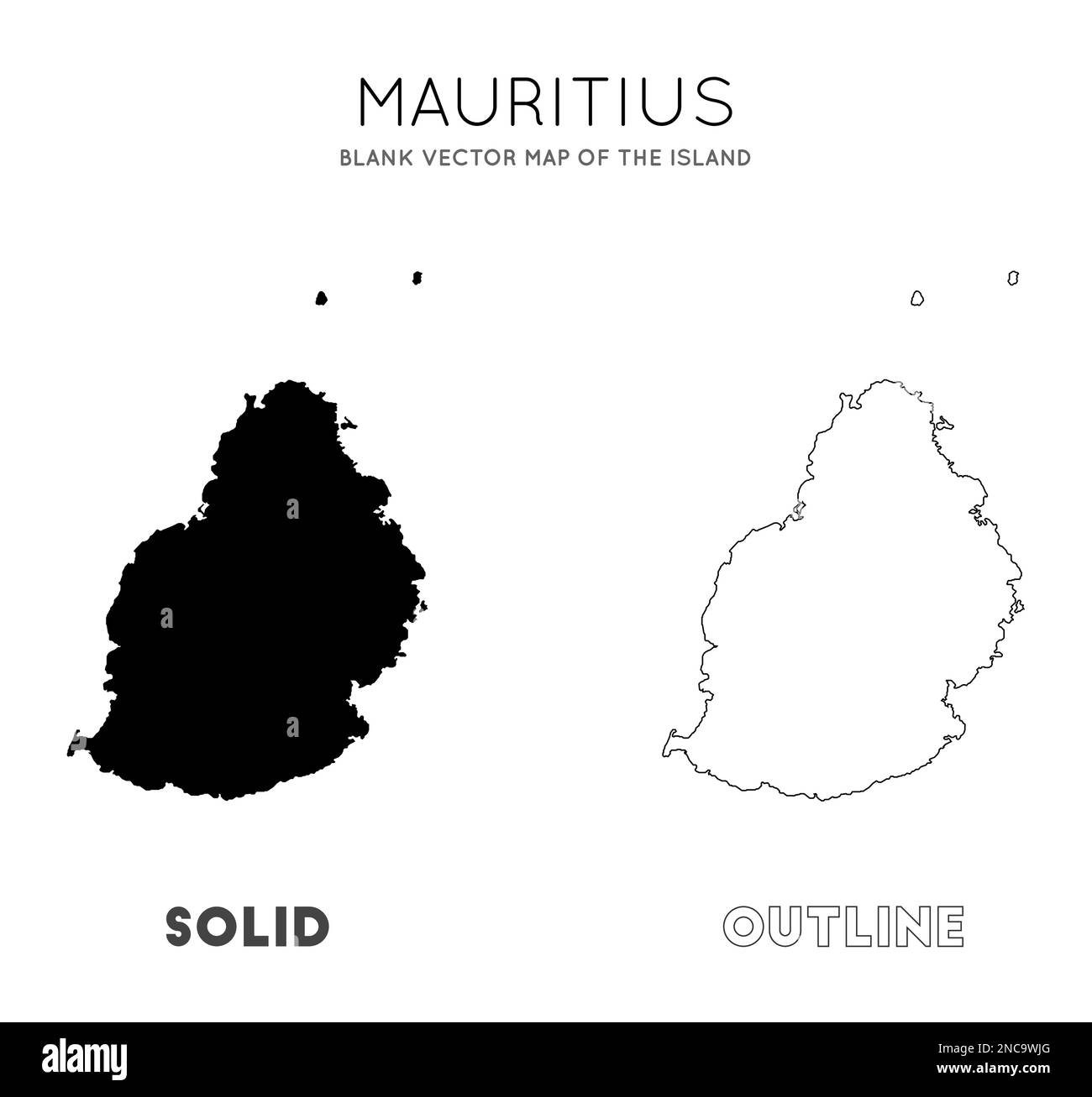 Mauritius map immagini e fotografie stock ad alta risoluzione - Alamy