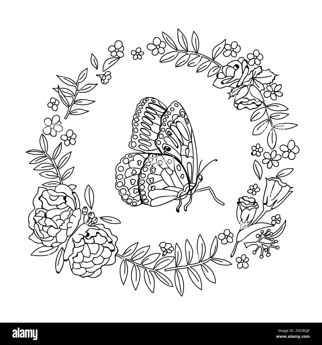 Pagina Da Colorare Papillon