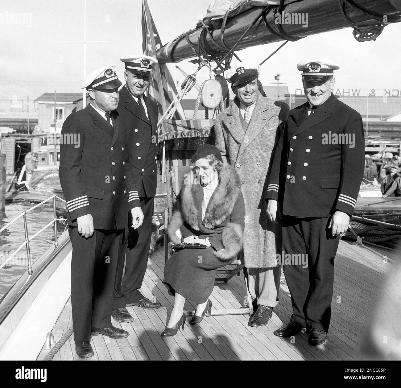 Mary Pickford and Douglas Fairbanks are shown in Los Angeles on Feb. 10 ...