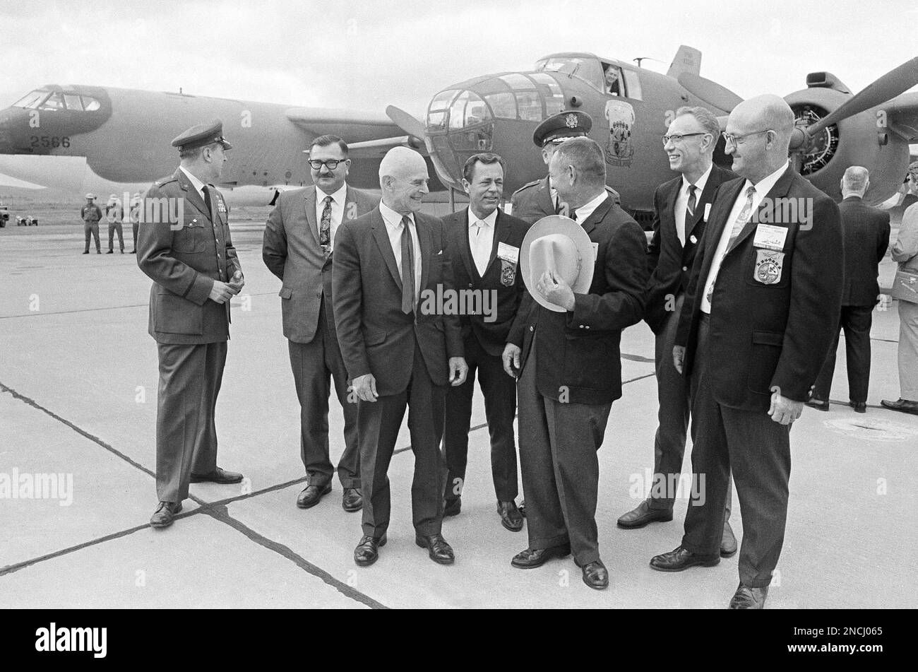 Lt. Gen. James Doolittle, second from left, and members of his famed ...