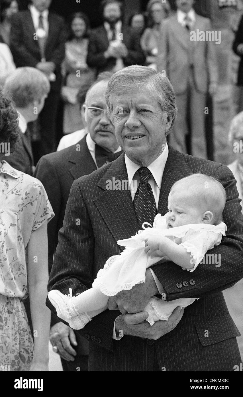 Four-month-old Sarah Rosemary Carter, daughter of Jack Carter, is ...