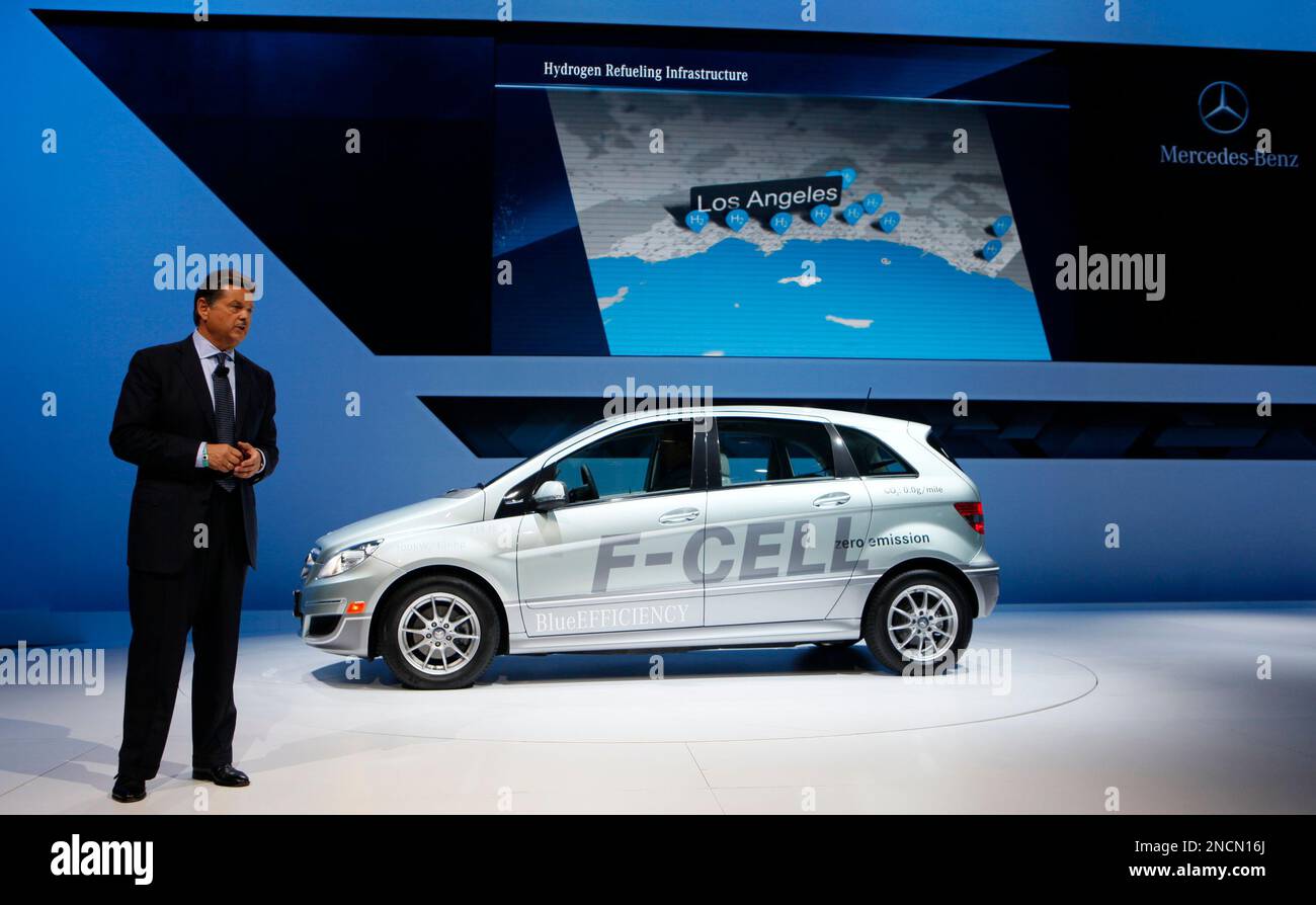 Ernst Lieb, President and CEO of Mercedes- Benz USA, unveils the latest ...