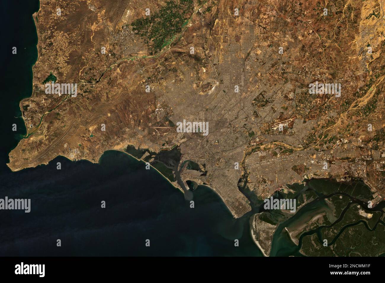 Map satellite geography pakistan immagini e fotografie stock ad alta ...