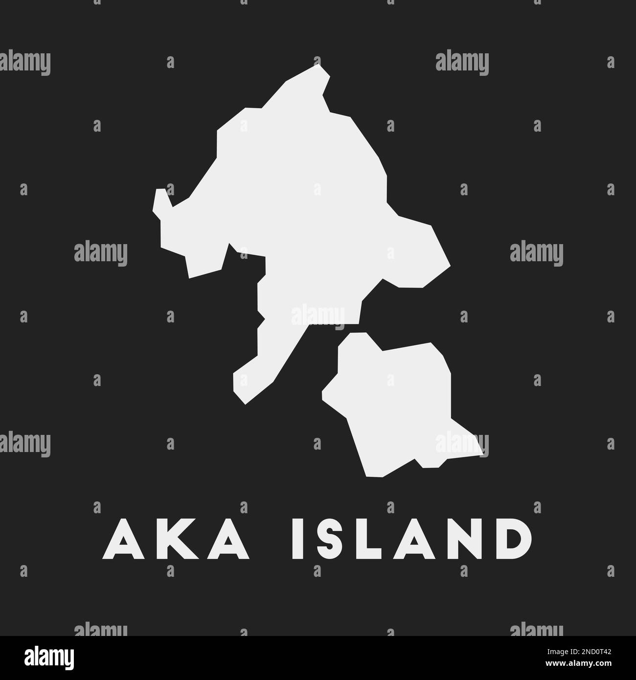 Isola aka mappa dell'isola immagini e fotografie stock ad alta ...