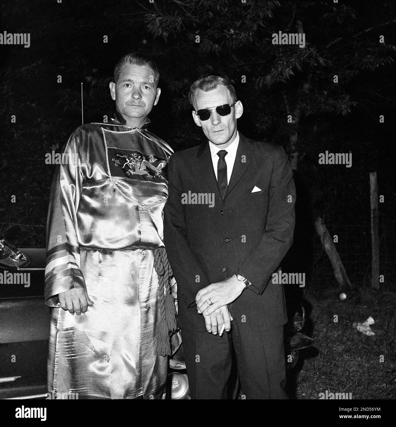North Carolina Grand Dragon Robert Jones, left, poses with Imperial ...