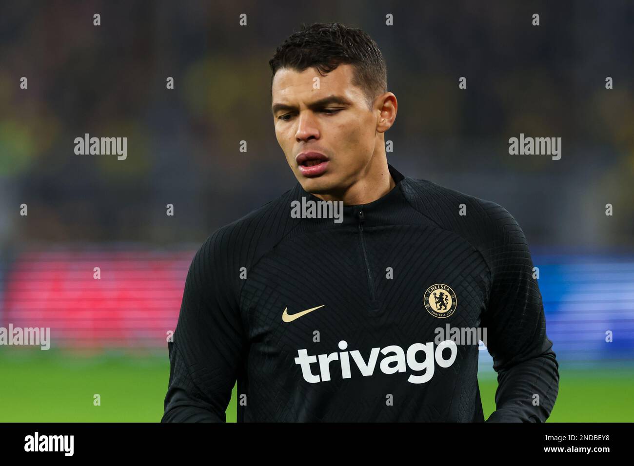 DORTMUND, GERMANIA - 15 FEBBRAIO: Thiago Silva (c) di Chelsea durante ...