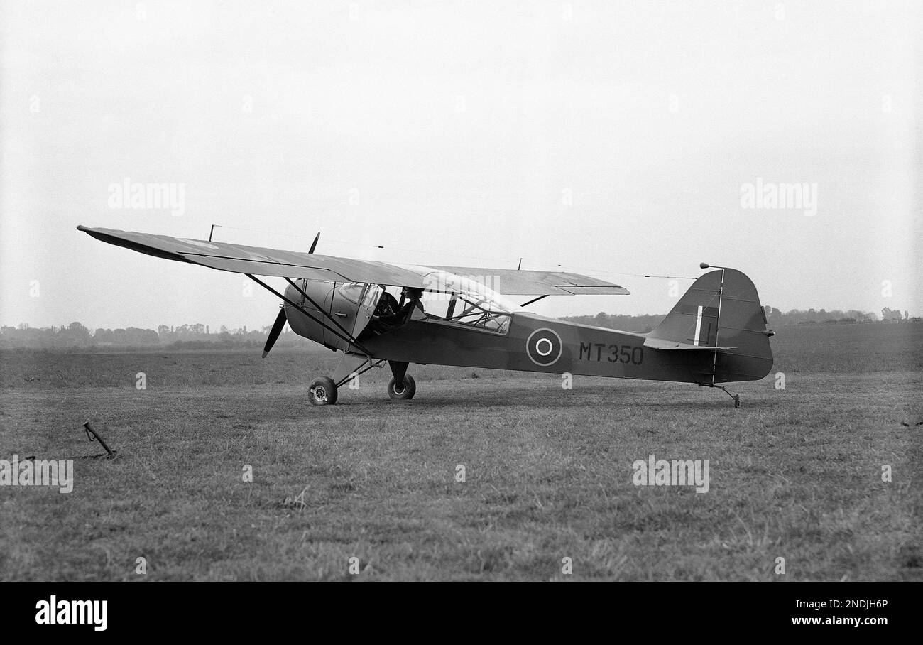 Known as the Flying Jeep, the Taylorcraft Auster IV, a new model of the ...