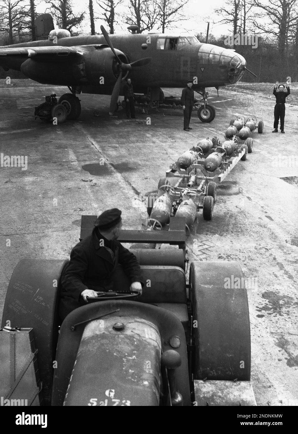 Among the squadrons formed into the second tactical air force is a squadron of Mitchell medium ...