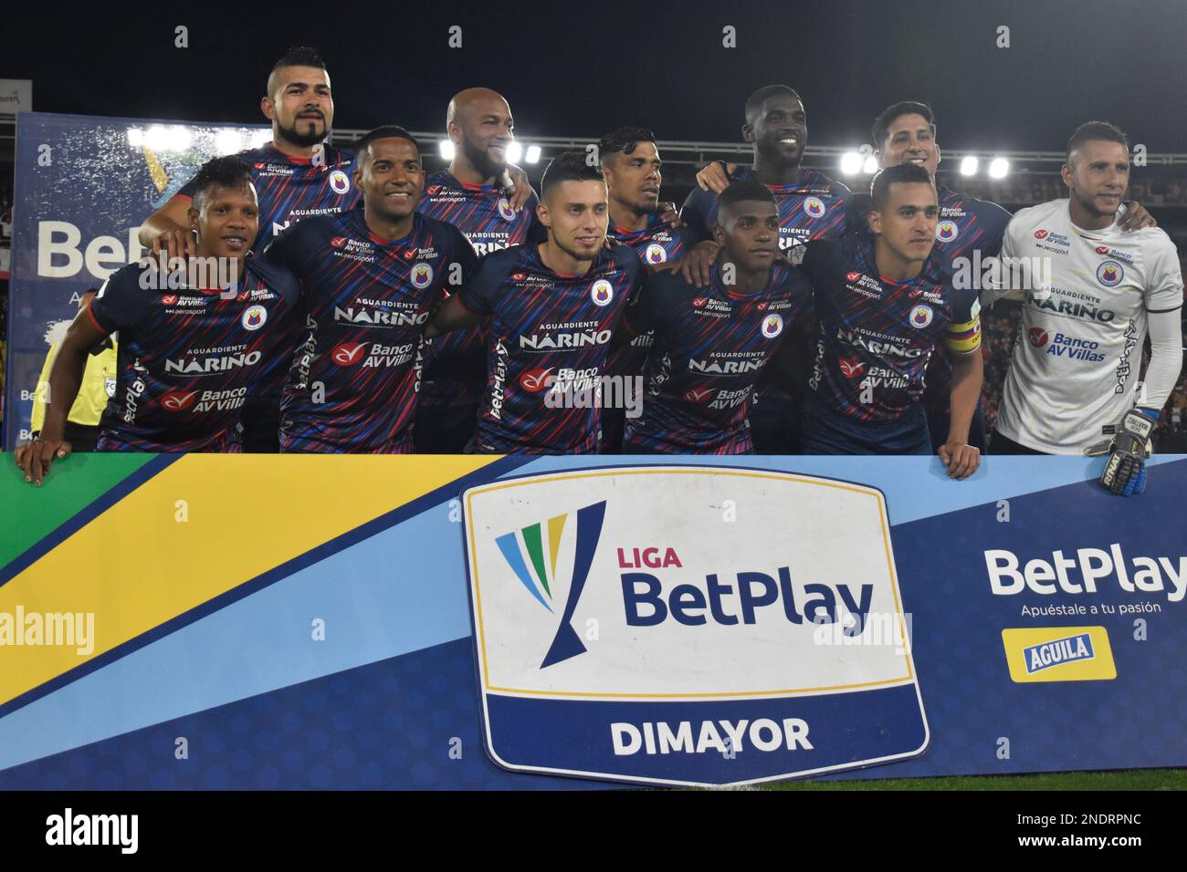 Il team Deportivo pasto si pone per la foto ufficiale durante la ...